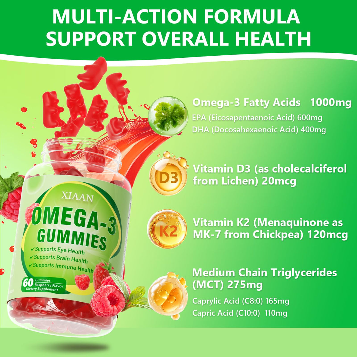 Omega 3 gummies support joint mobility