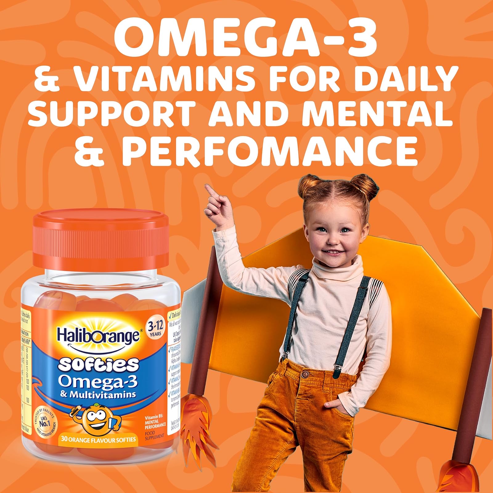 Omega-3 gummy multivitamin softies