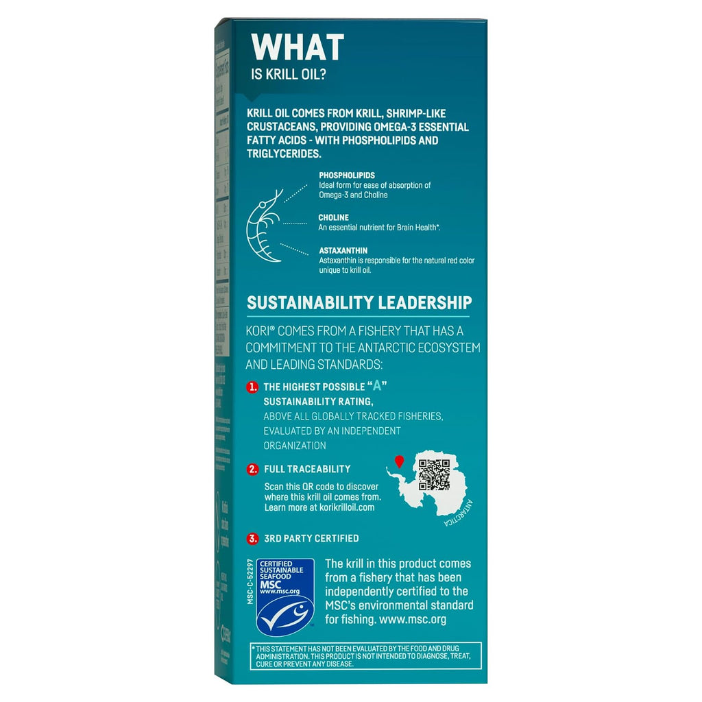 Omega-3 krill oil for joint support