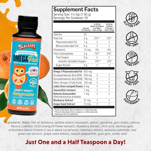 omega 3 liquid for eye health