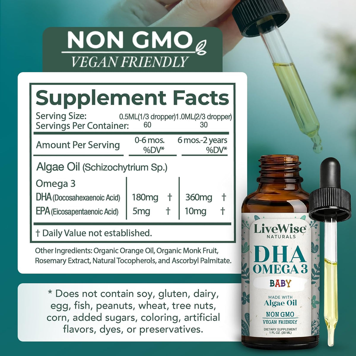 Omega 3 liquid supplement for babies