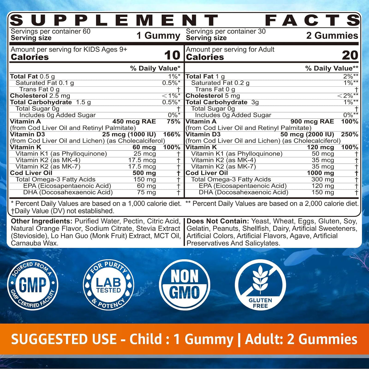 Omega-3 multivitamin for women