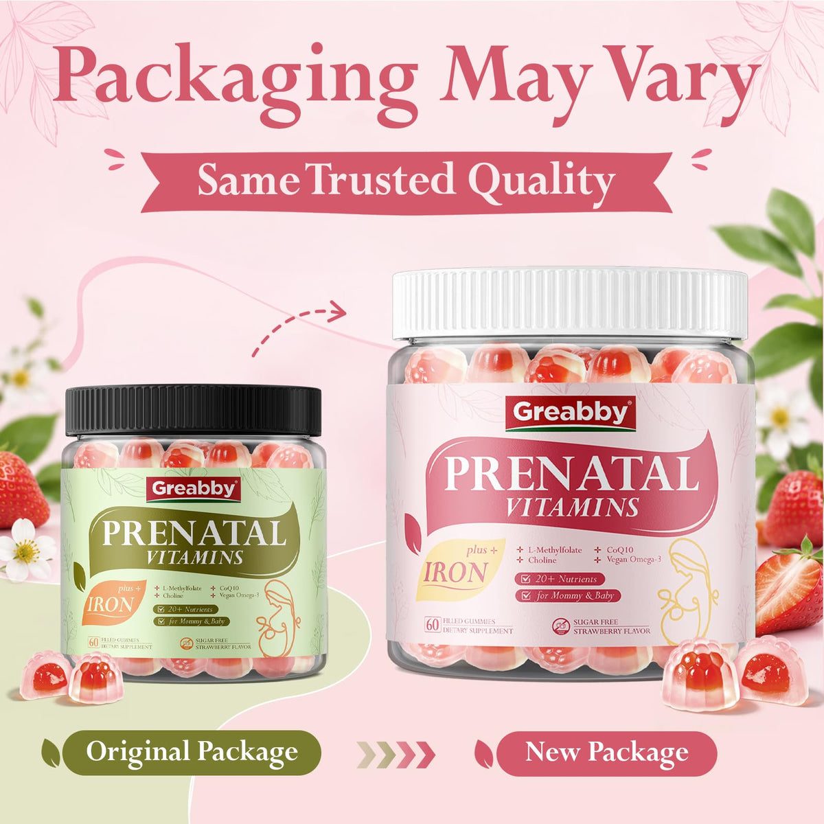 Omega 3 prenatal gummies for moms