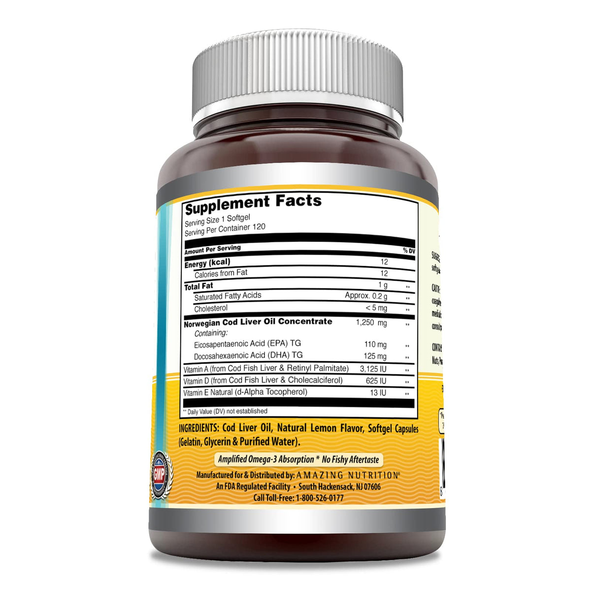 omega-3 rich cod liver oil supplement