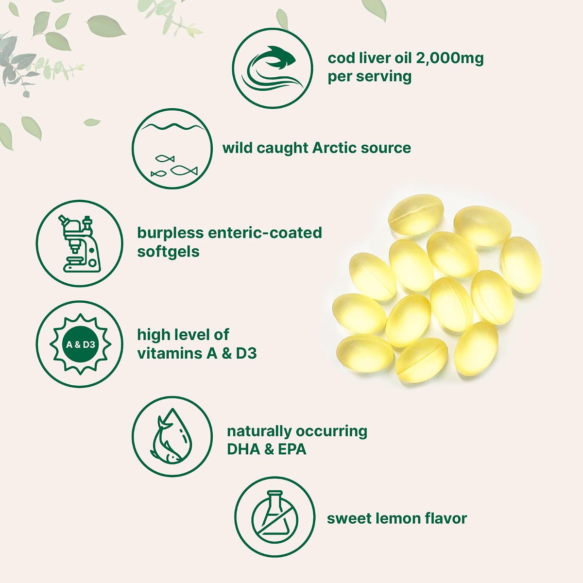 omega-3 rich cod liver oil