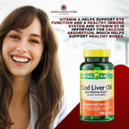 Omega-3 rich cod liver oil