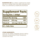 omega-3 rich cod liver oil