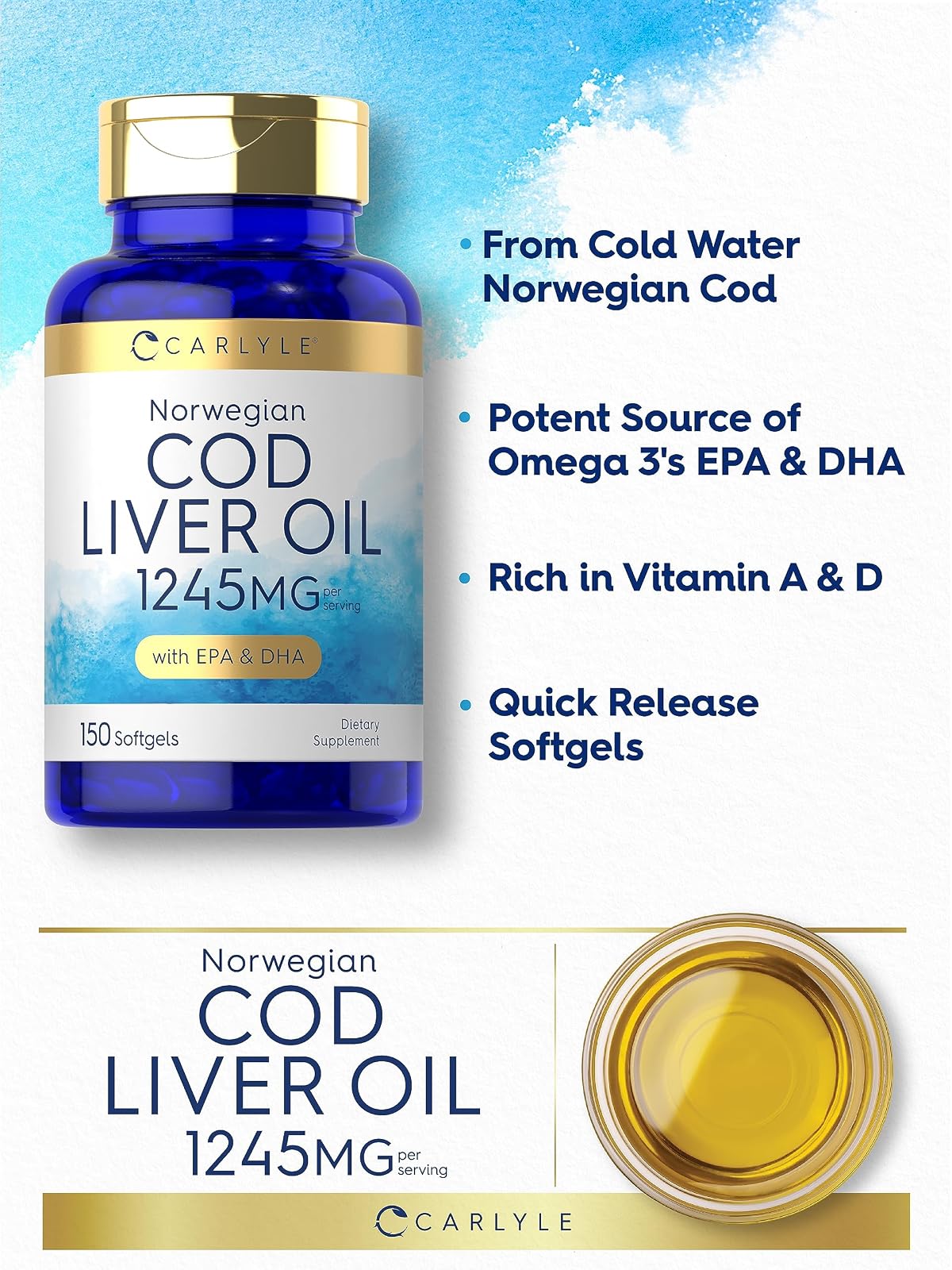 omega-3 rich cod liver oil