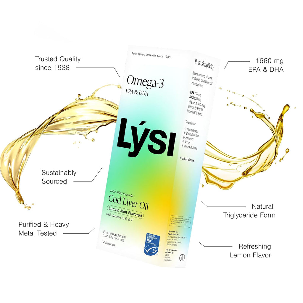Omega-3 rich cod liver oil