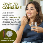 omega-3 rich flaxseed oil capsules