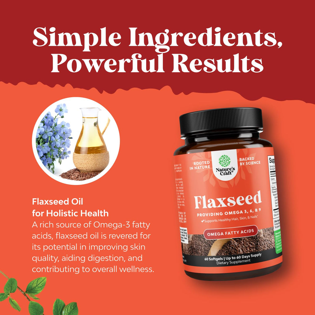 omega-3 rich flaxseed oil supplement