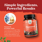 omega-3 rich flaxseed oil supplement