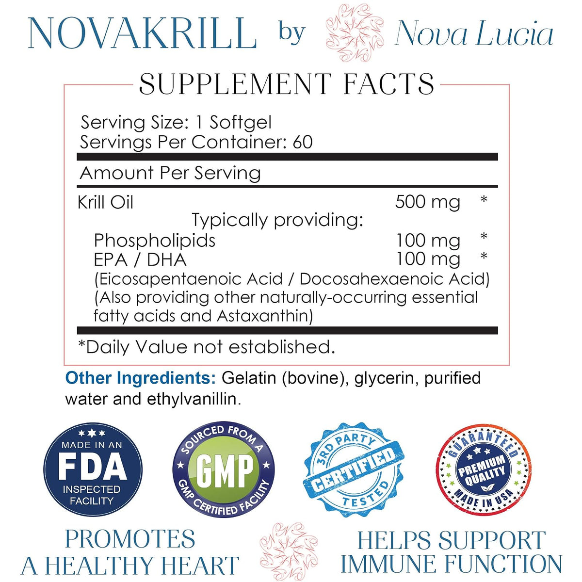omega-3 rich krill oil capsules