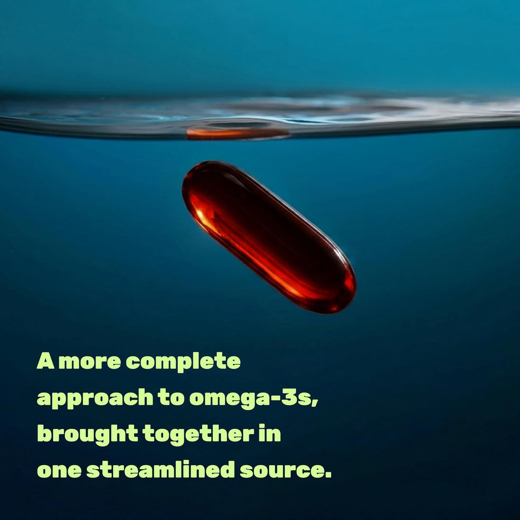 Omega-3 rich krill oil capsules