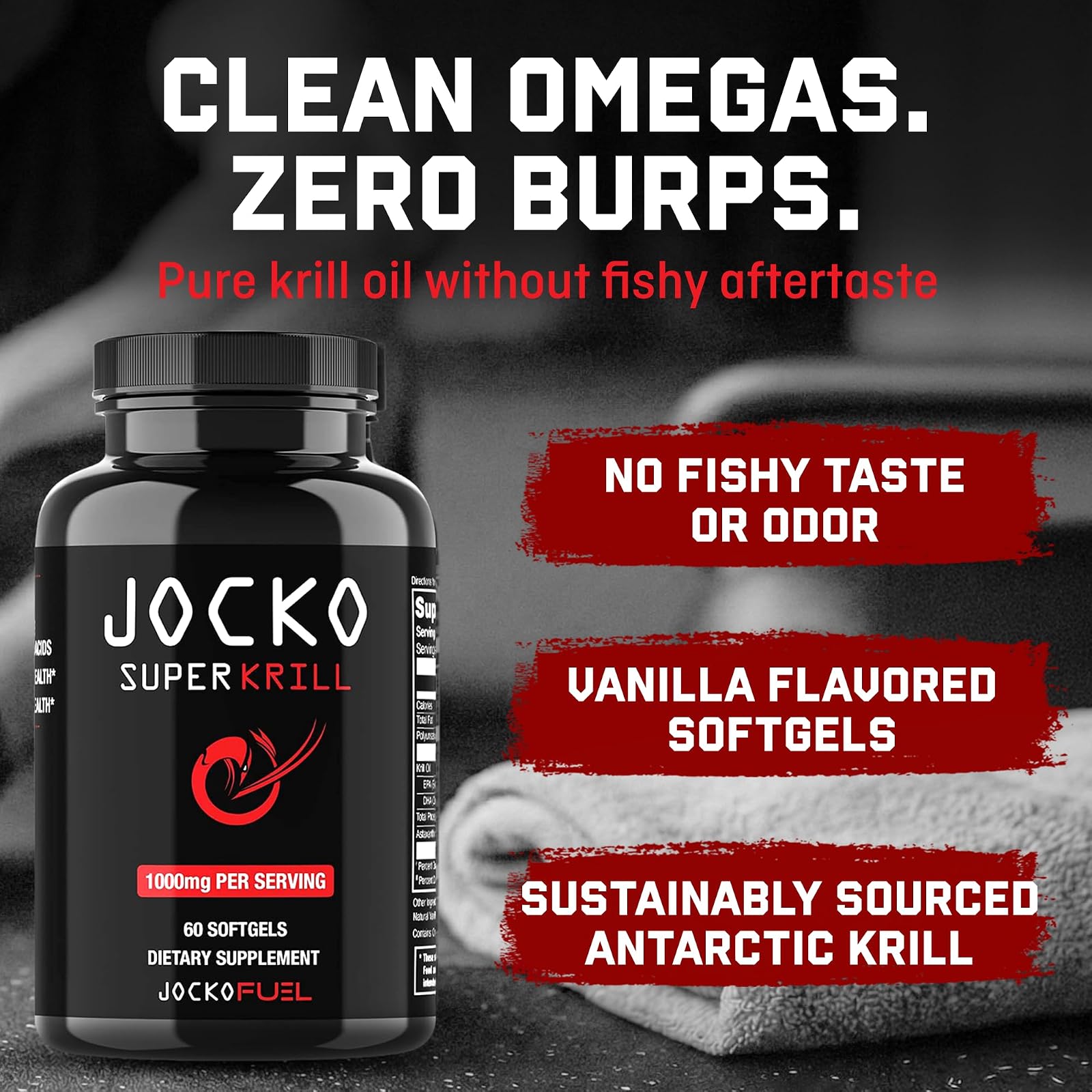 omega-3 rich krill oil capsules