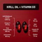 omega-3 rich krill oil capsules
