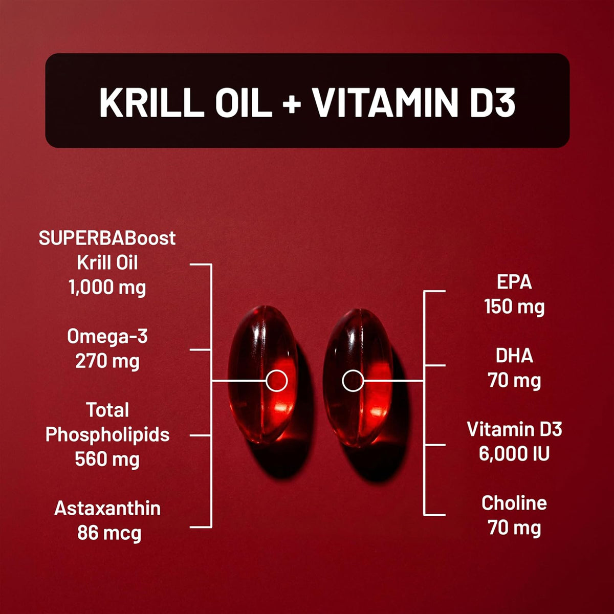 omega-3 rich krill oil capsules