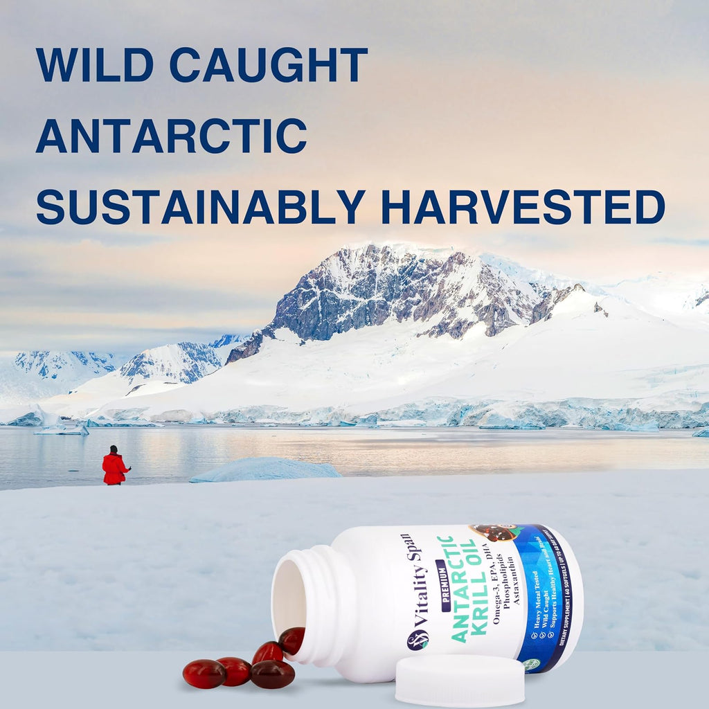 omega-3 rich krill oil capsules