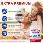 Omega-3 rich krill oil supplement