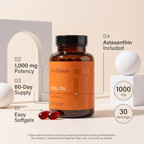 Omega-3 rich krill oil supplement