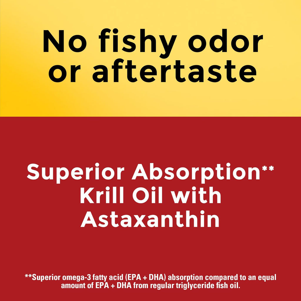 Omega-3 rich krill oil supplement