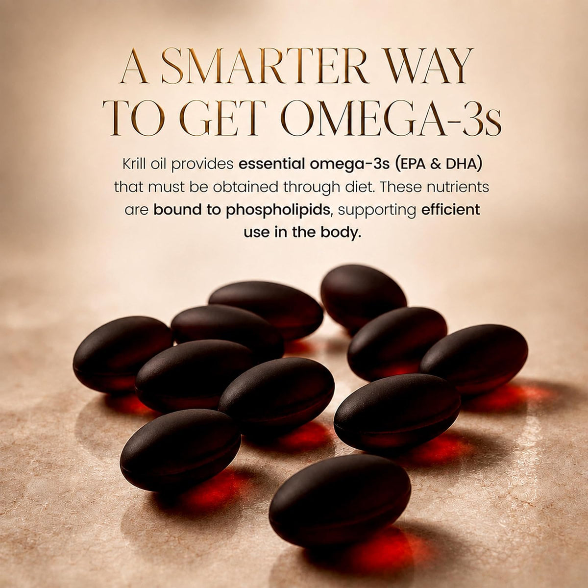 omega-3 rich krill oil supplement
