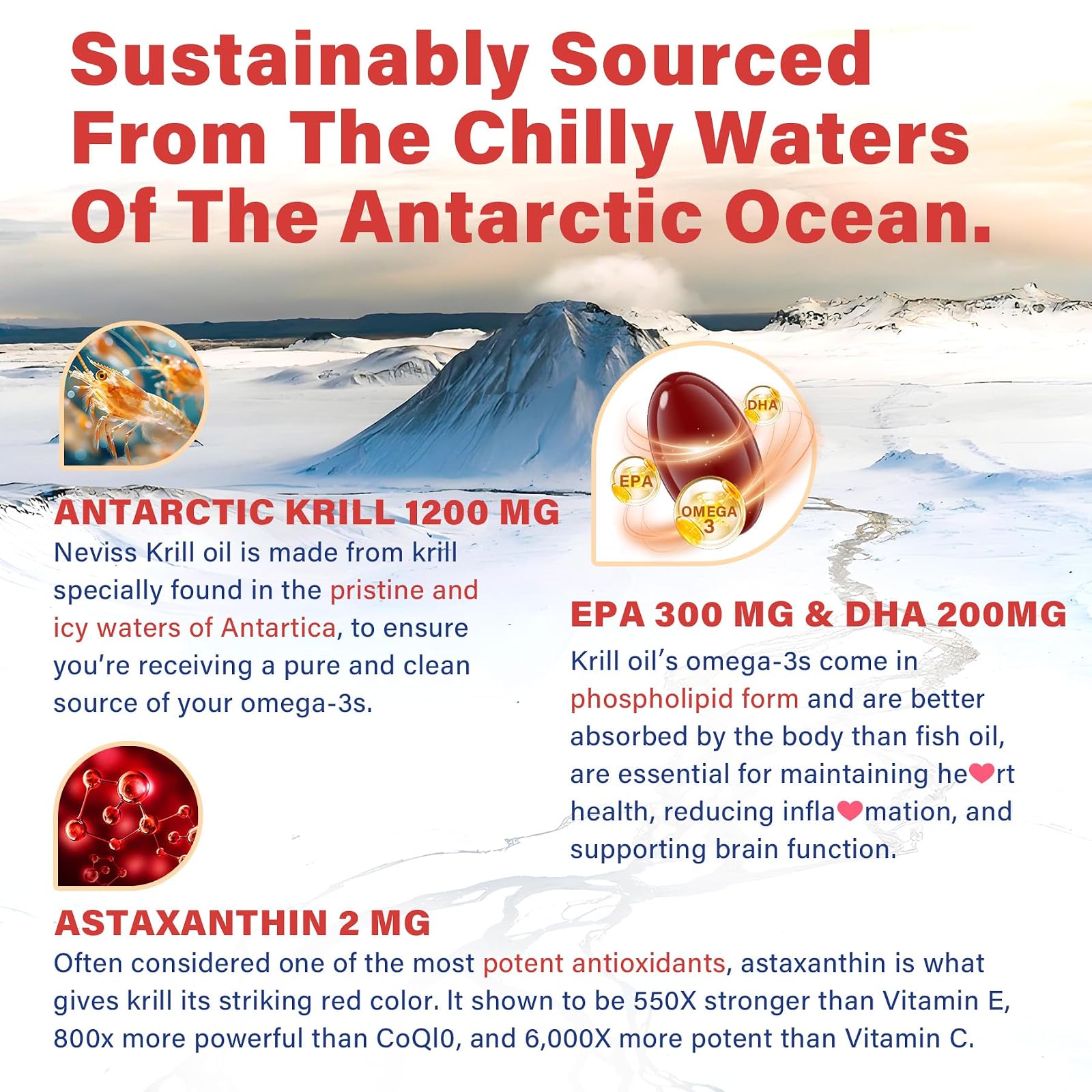 omega-3 rich krill oil supplement