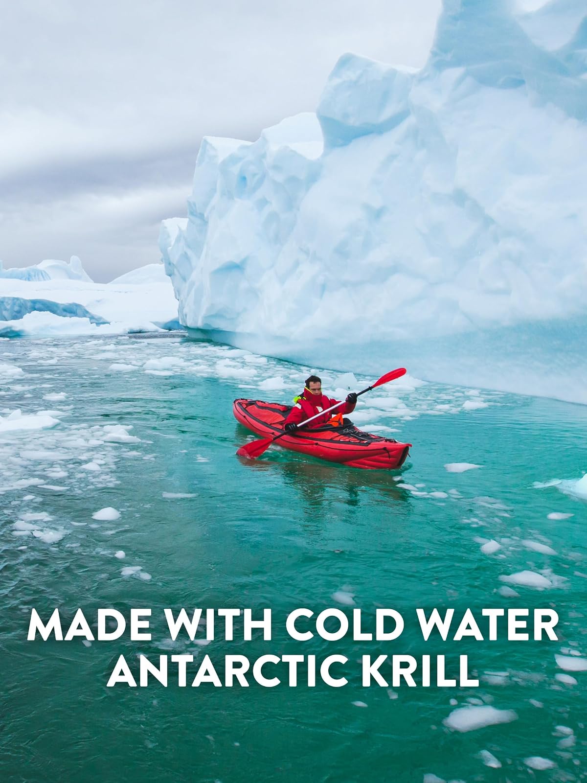 Omega-3 rich krill oil supplement