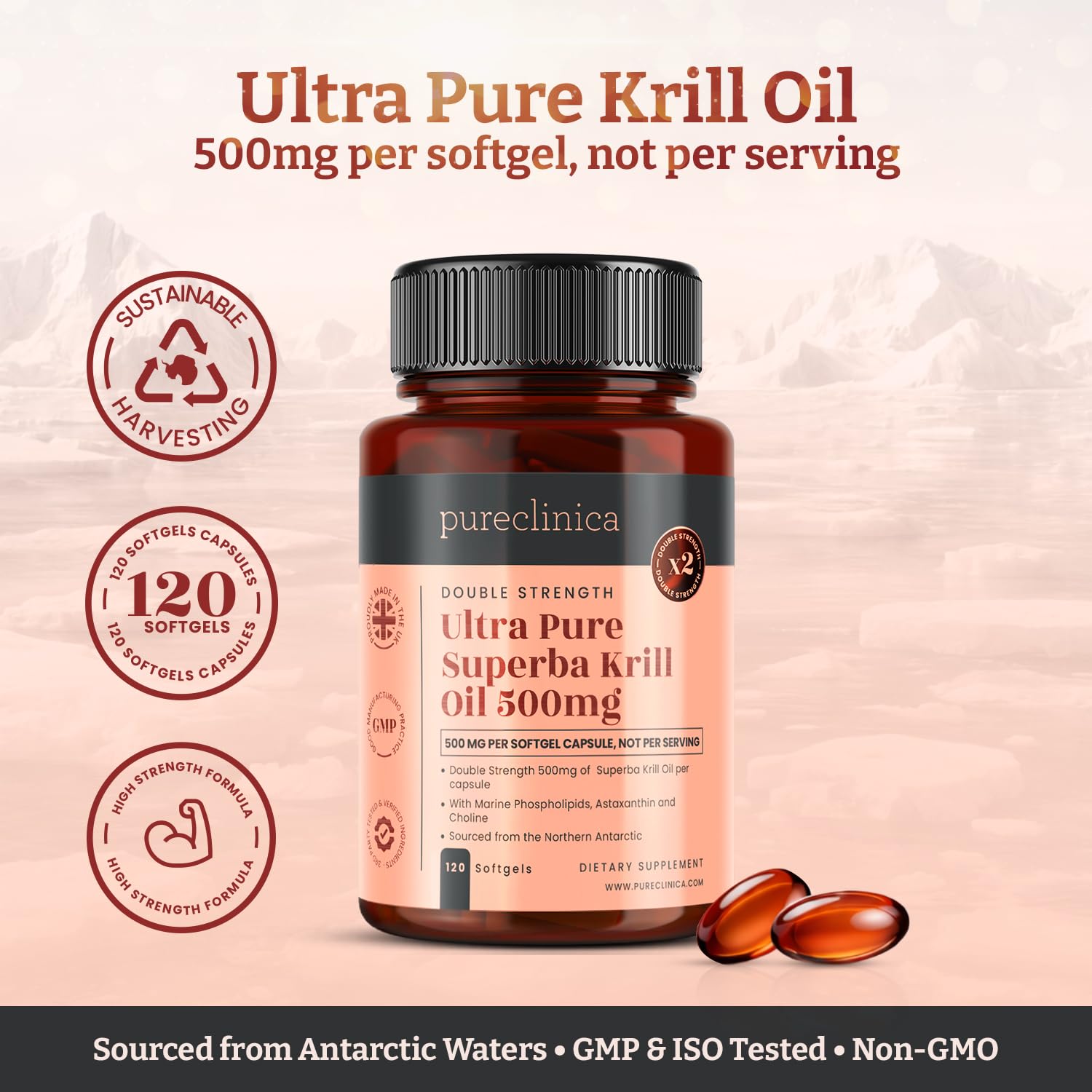 Omega-3 rich krill oil