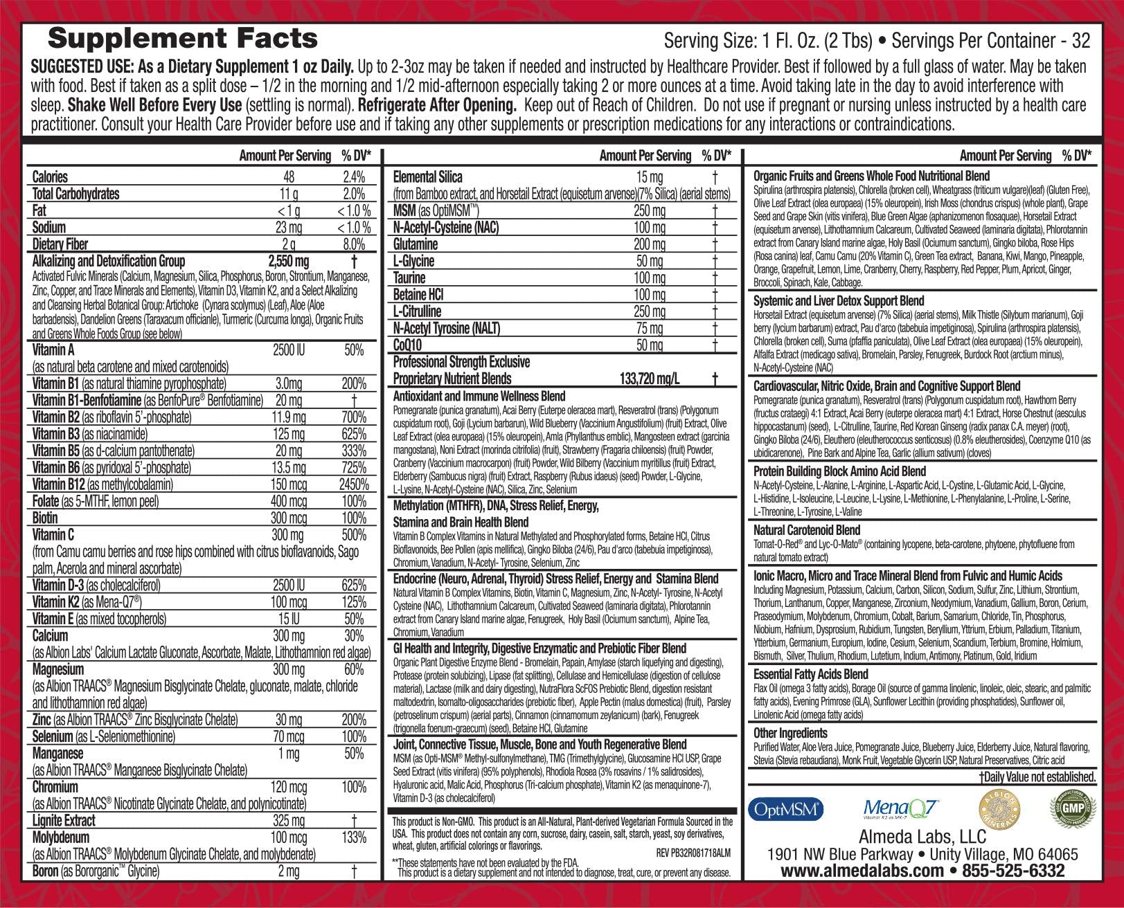 omega 3 rich liquid multivitamin