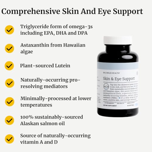 Omega-3 softgels for eye support