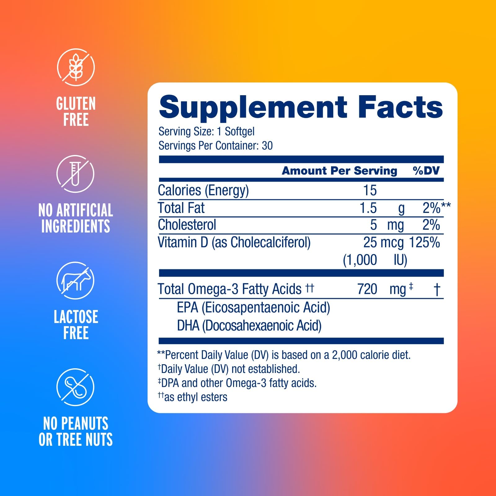 omega 3 softgels for health