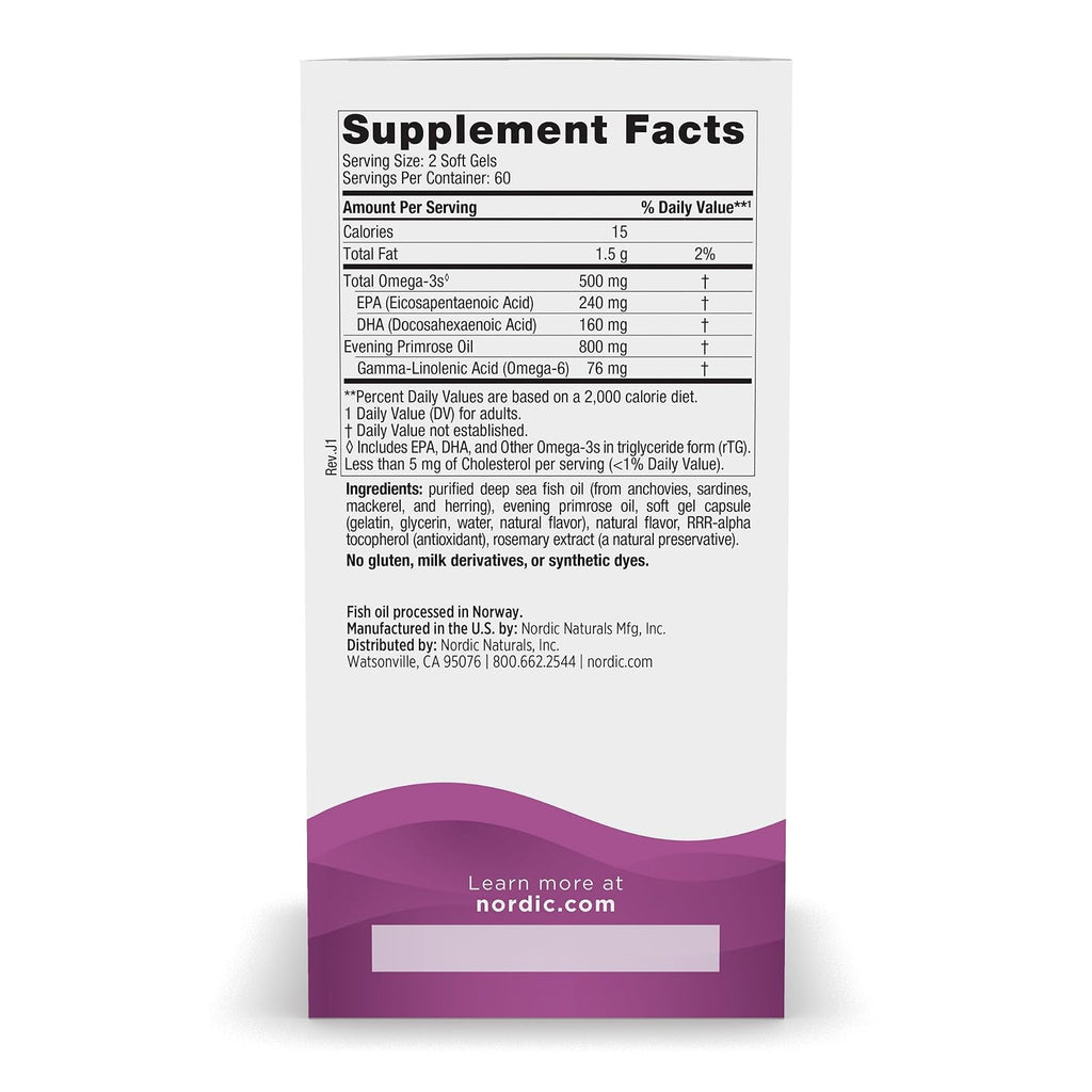 omega 3 softgels with evening primrose