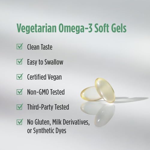 omega-3 source from algae softgels