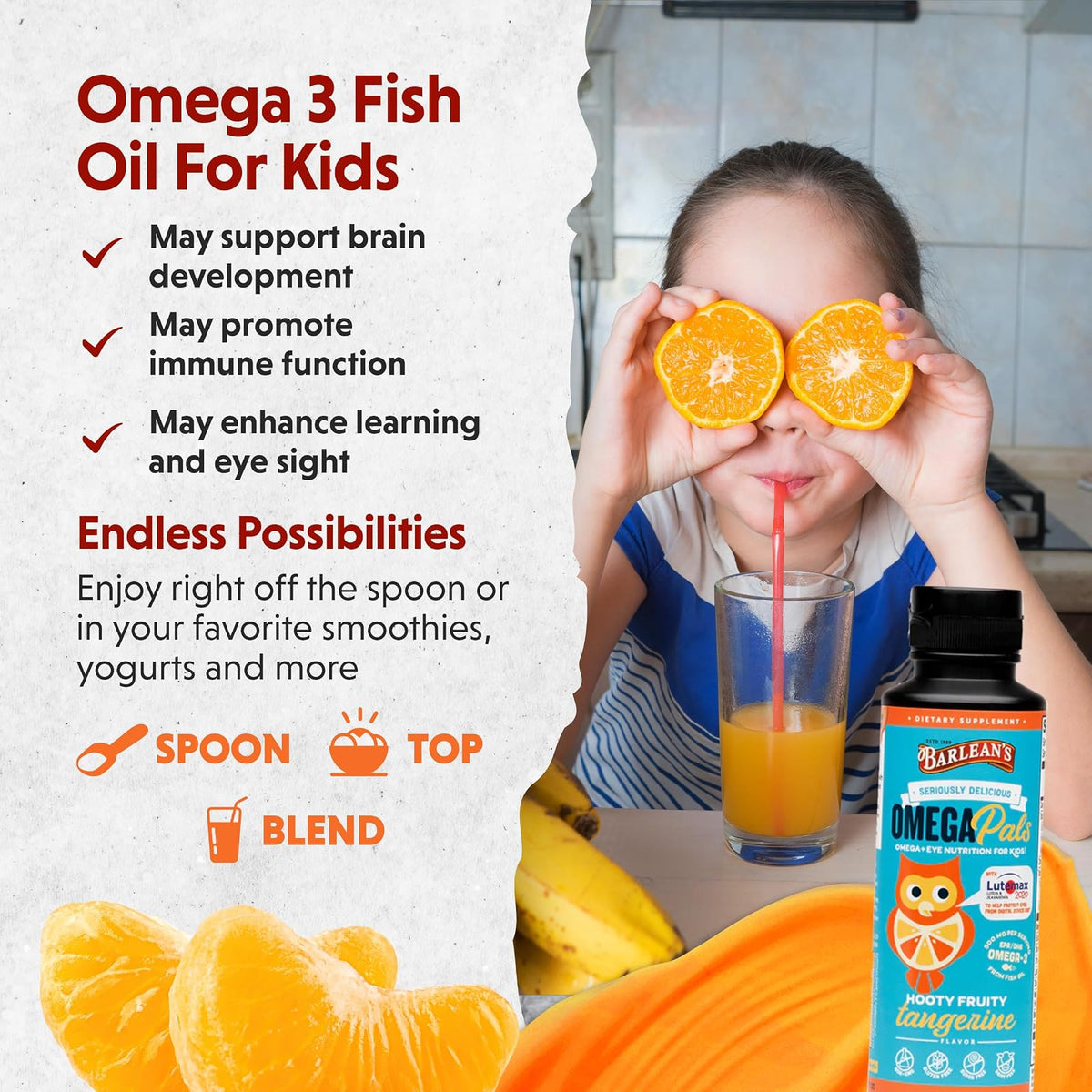 Omega-3 supplement for children's health