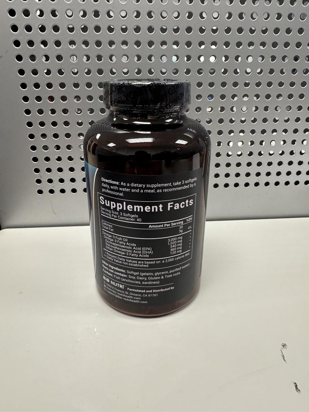 omega 3 supplement for overall wellness
