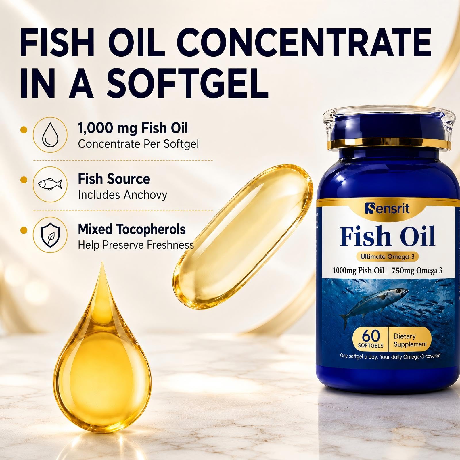 Omega-3 support for joint function
