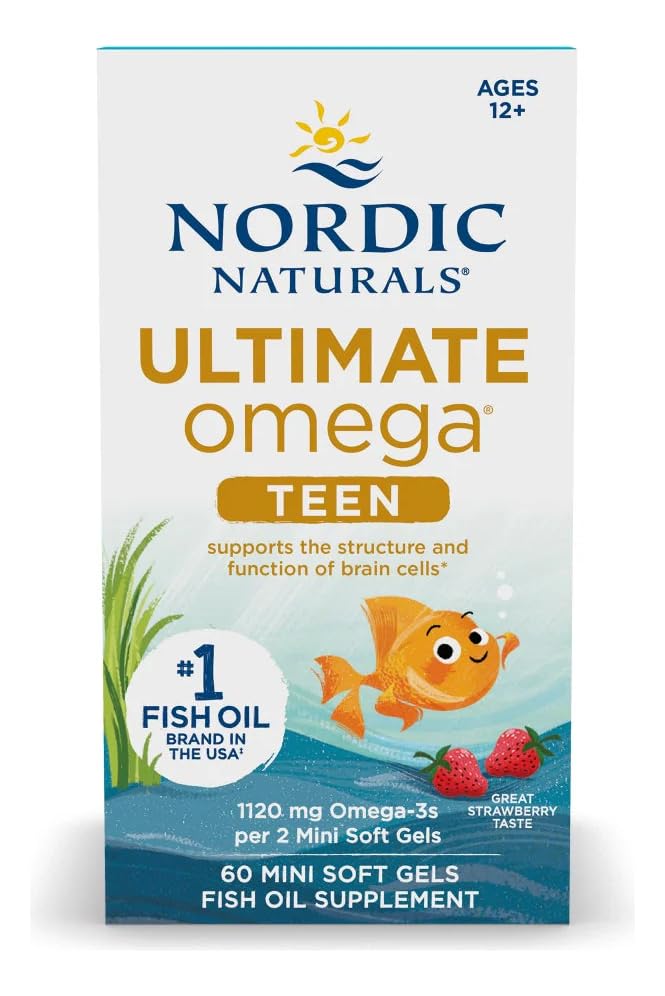 Omega 3 support for teenage health