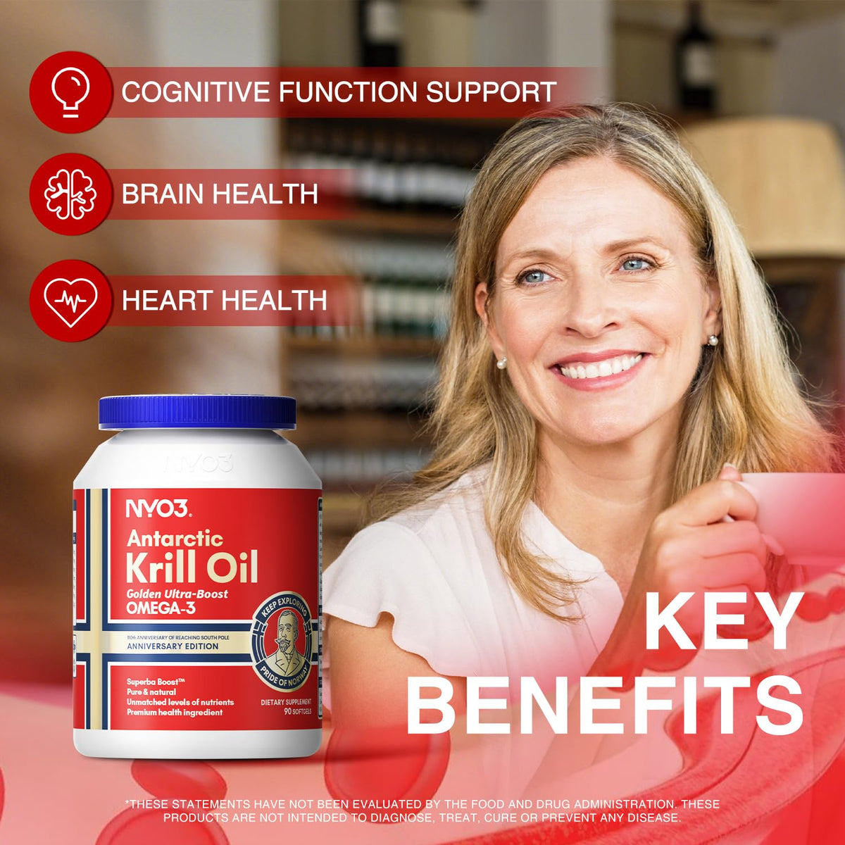 omega 3 support with krill oil