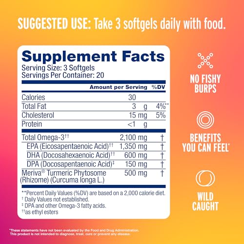 Omega-3 with turmeric benefits