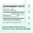 Omega-5 fatty acids in capsules