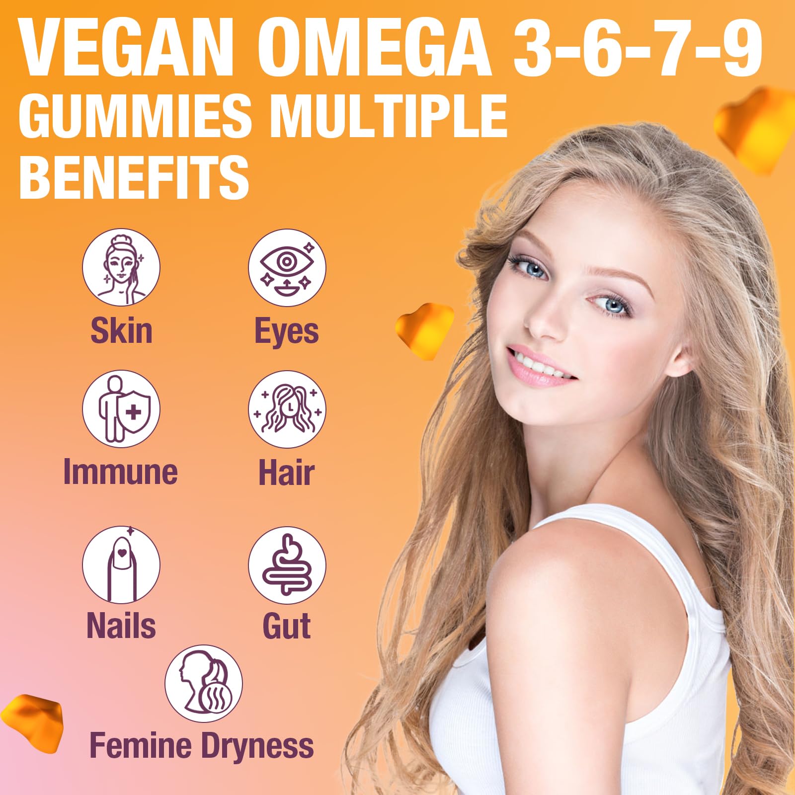 Omega-7 gummies for senior health