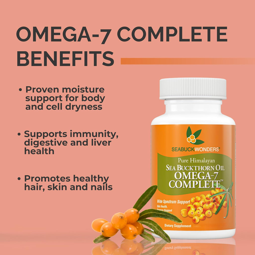 Omega 7 supplement for healthy skin