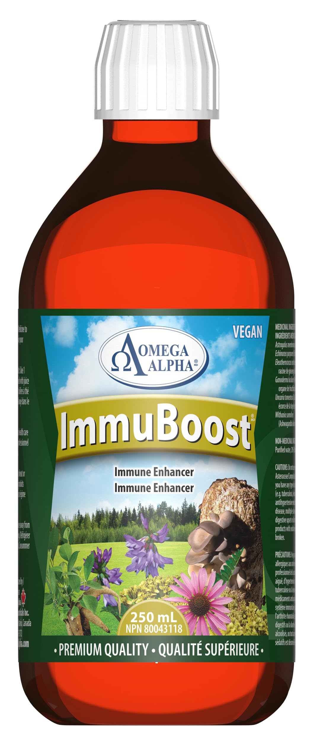 Omega Alpha Immuboost herbal supplement for immunity
