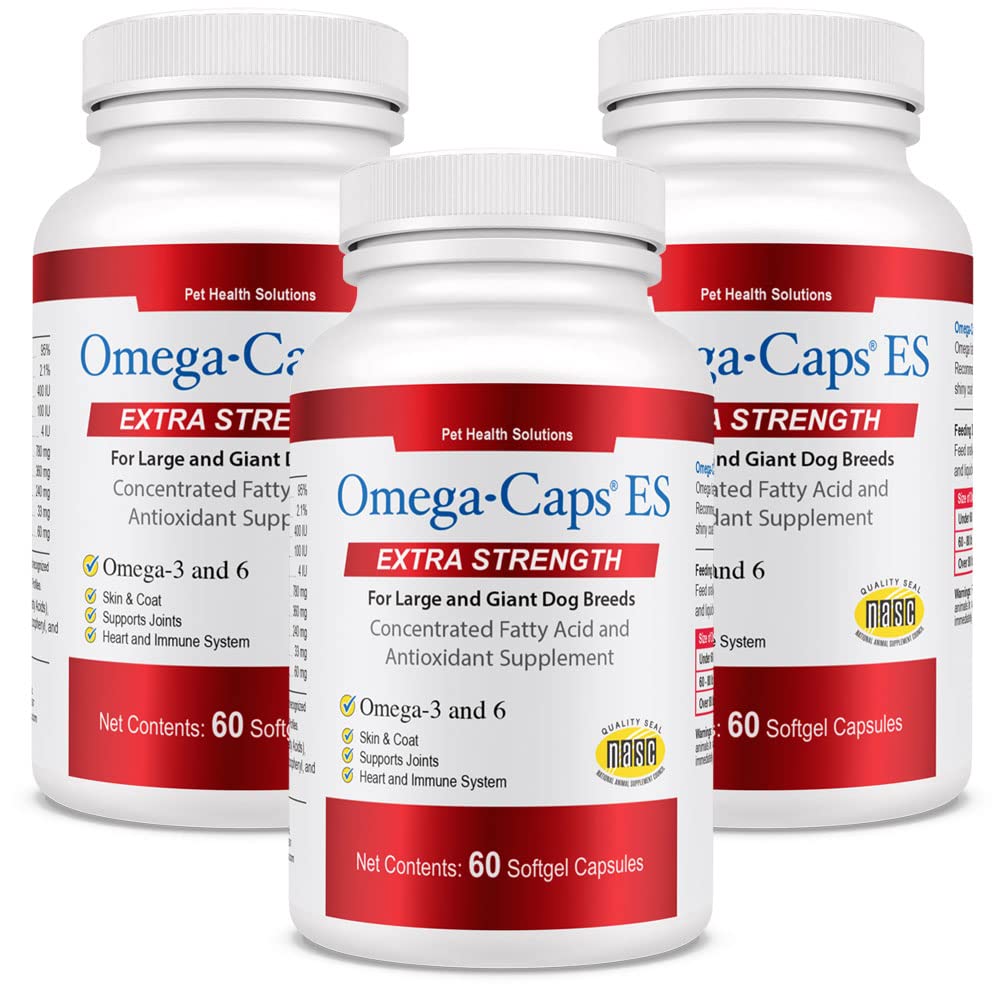 Omega-Caps fish oil soft gels
