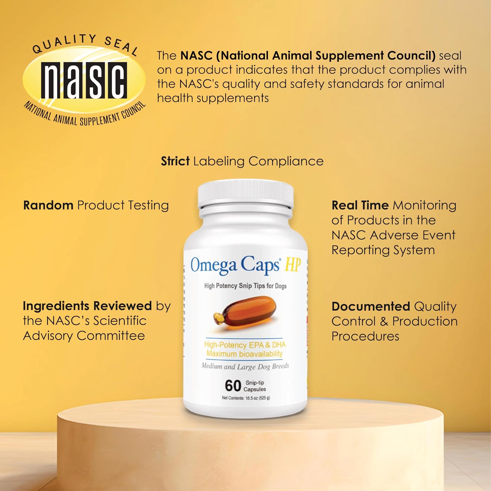 Omega Caps HP for brain function