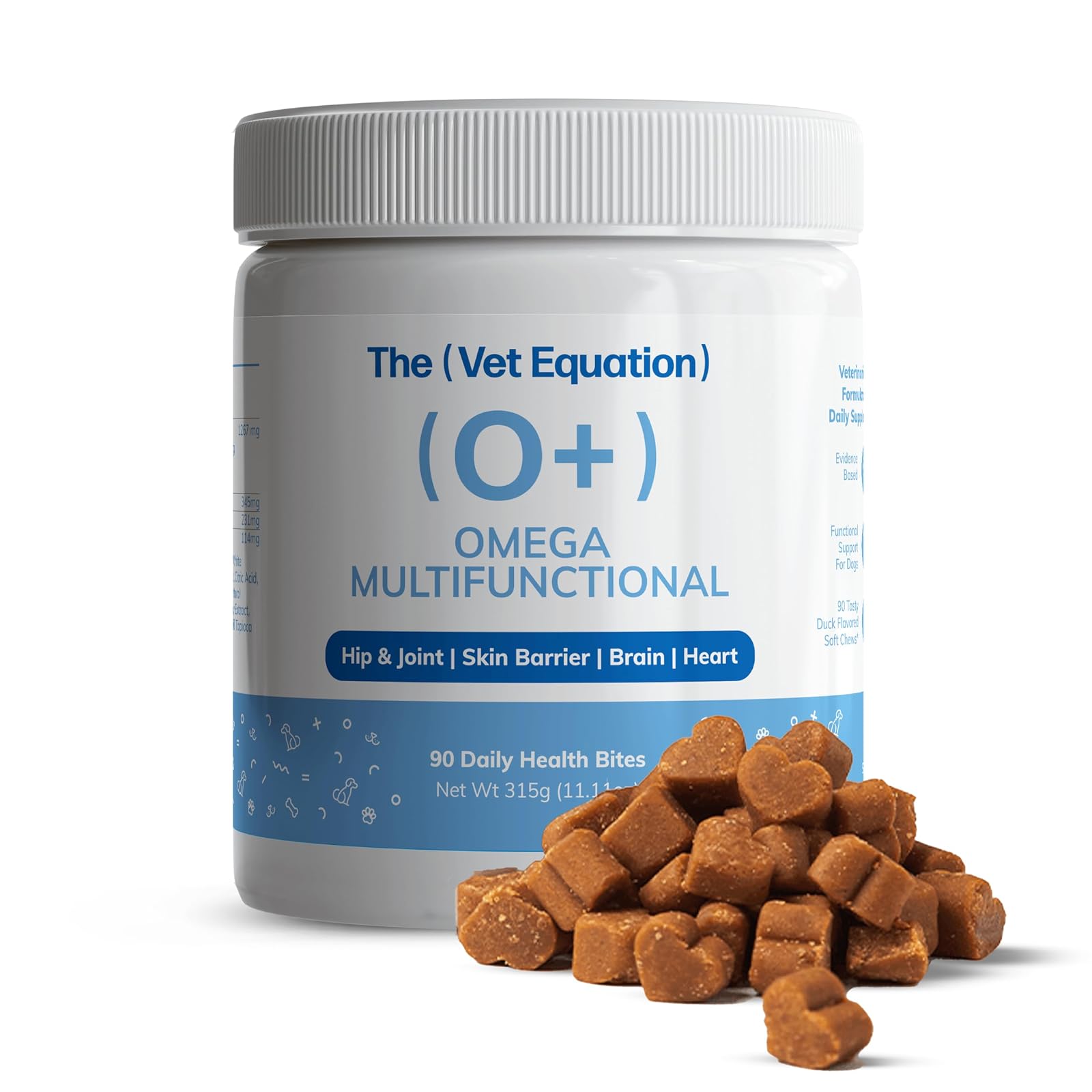 Omega dog chews for healthy skin
