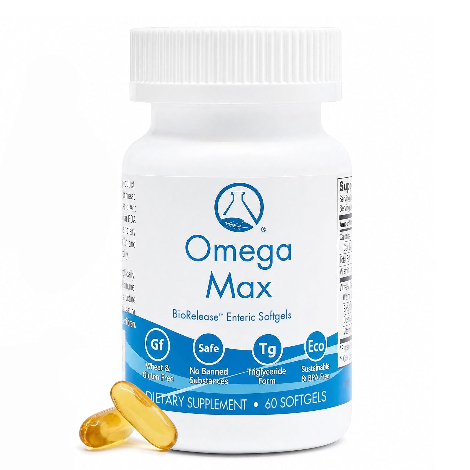 Omega MAX fish oil softgels