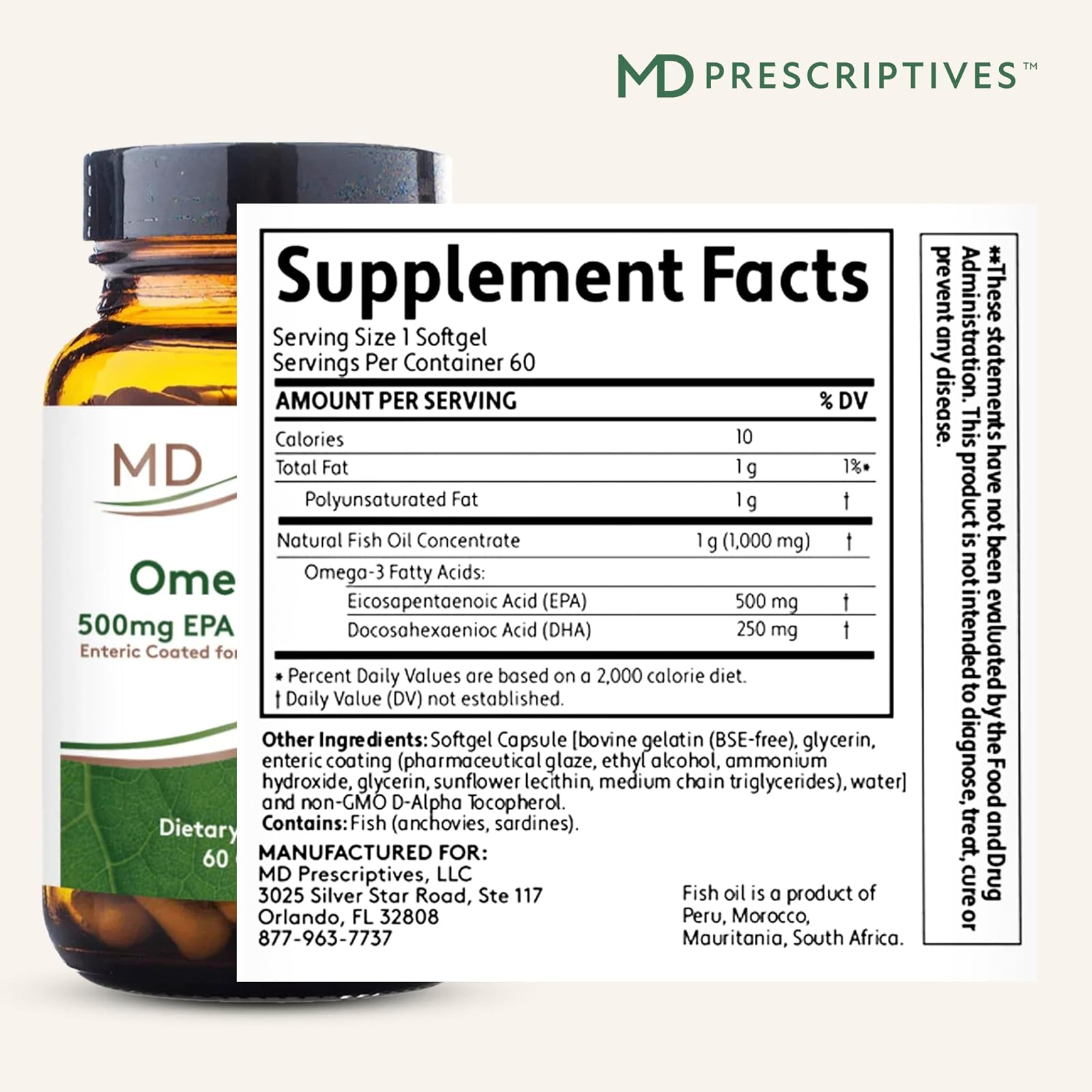 Omega MD EPA and DHA benefits