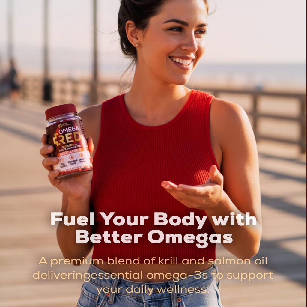 Omega RED softgels for heart health